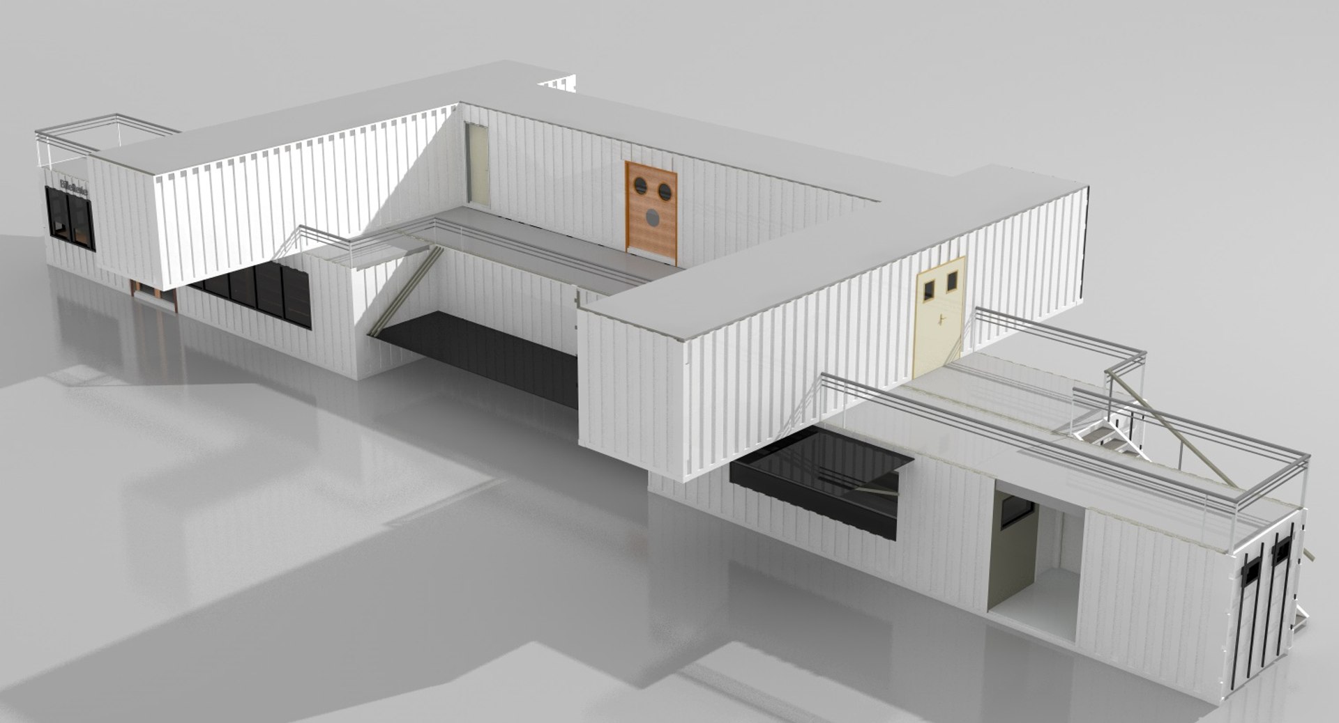 3D Container Project Model - TurboSquid 1415843