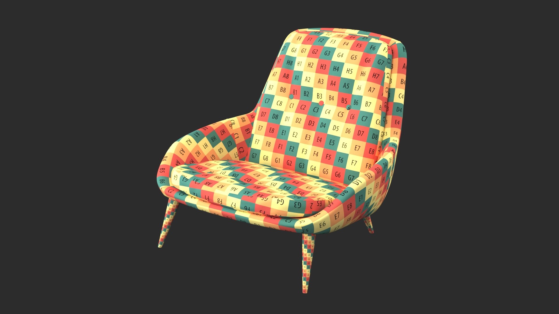 Arm Chair 3D Model - TurboSquid 2076180