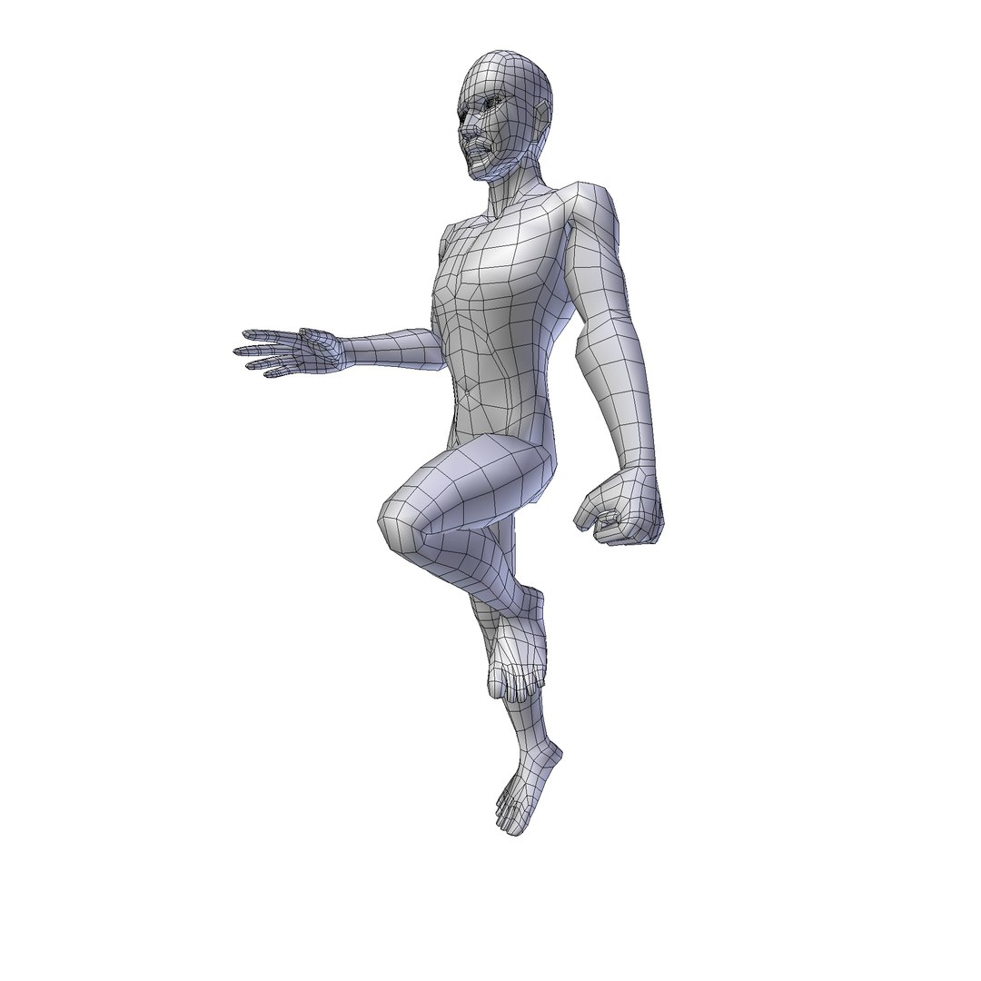 3D Man 1 87m Basemesh - TurboSquid 2298559