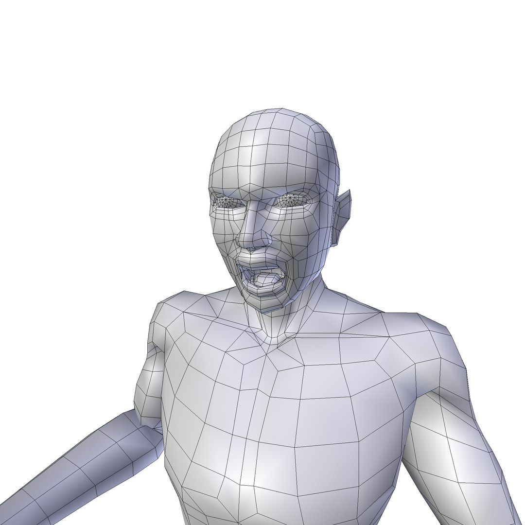 3D Man 1 87m Basemesh - TurboSquid 2298559