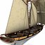 3d Sailboat Schooner Halcon