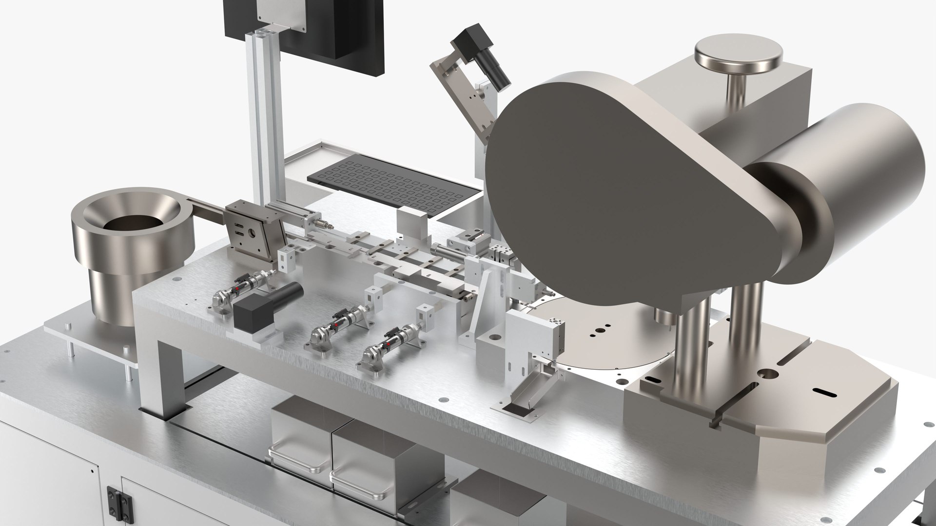 Automatic Electronic Lock Assembly Machine 3D - TurboSquid 2252029