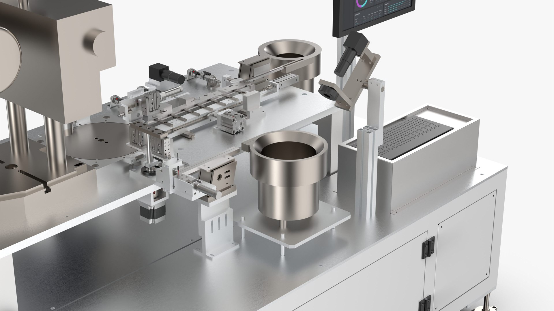 Automatic Electronic Lock Assembly Machine 3D - TurboSquid 2252029