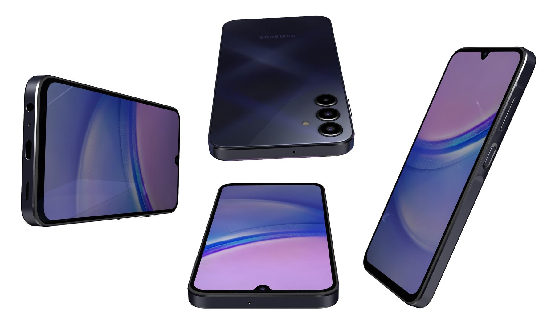 Samsung Galaxy A15 Black 3D - TurboSquid 2169375