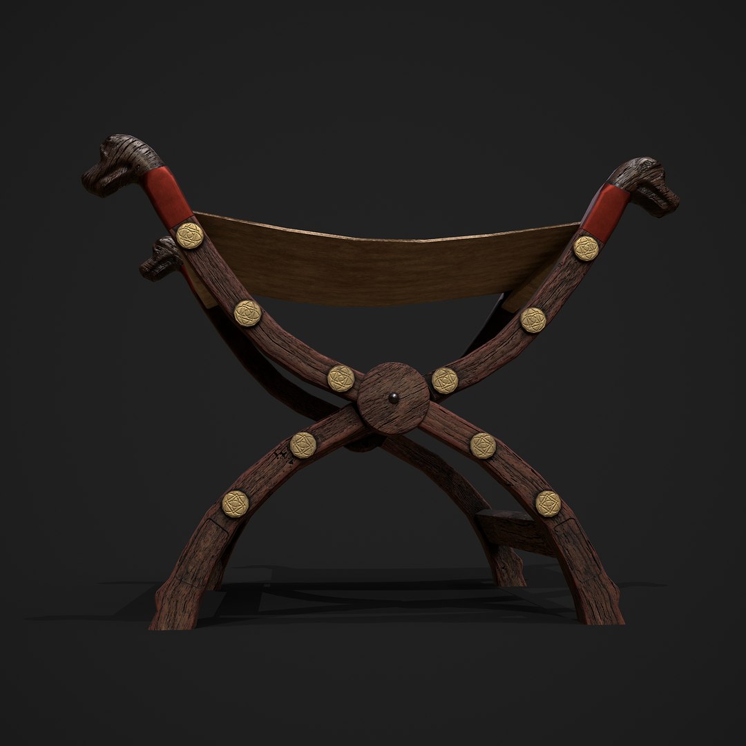 3D Viking Stool Model - TurboSquid 1756081