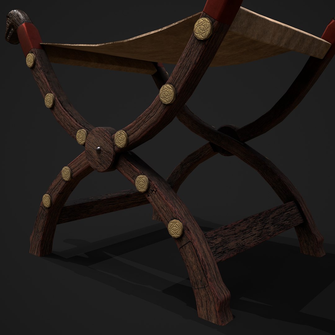 3D Viking Stool Model - TurboSquid 1756081