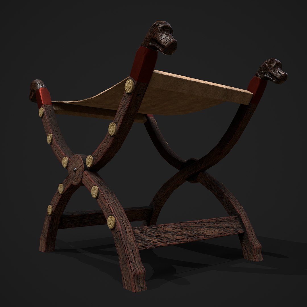 3D Viking Stool Model - TurboSquid 1756081
