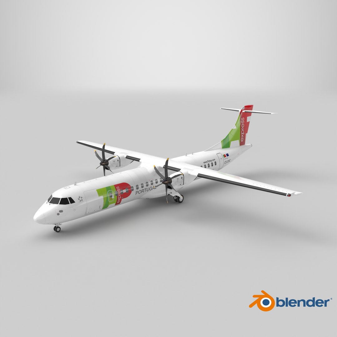 TAP Air Portugal ATR72 SC 3D Model - TurboSquid 2285282