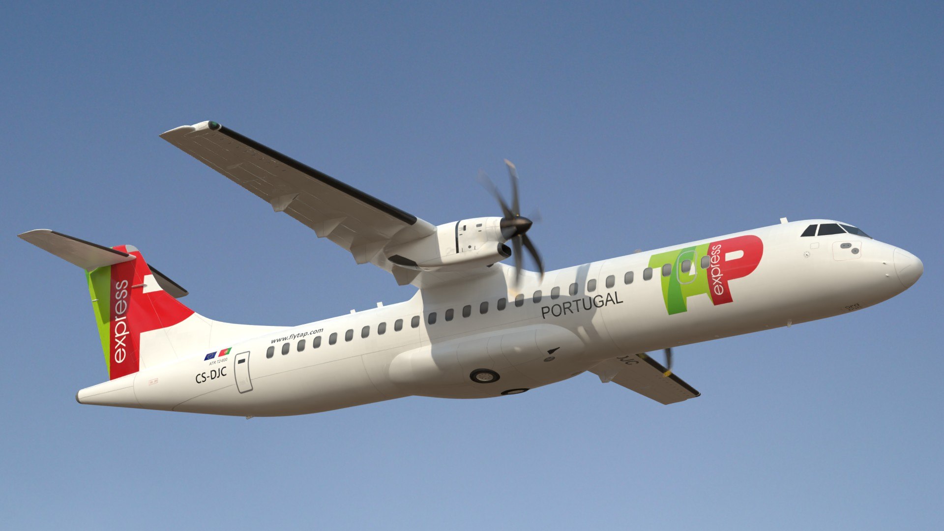 TAP Air Portugal ATR72 SC 3D Model - TurboSquid 2285282