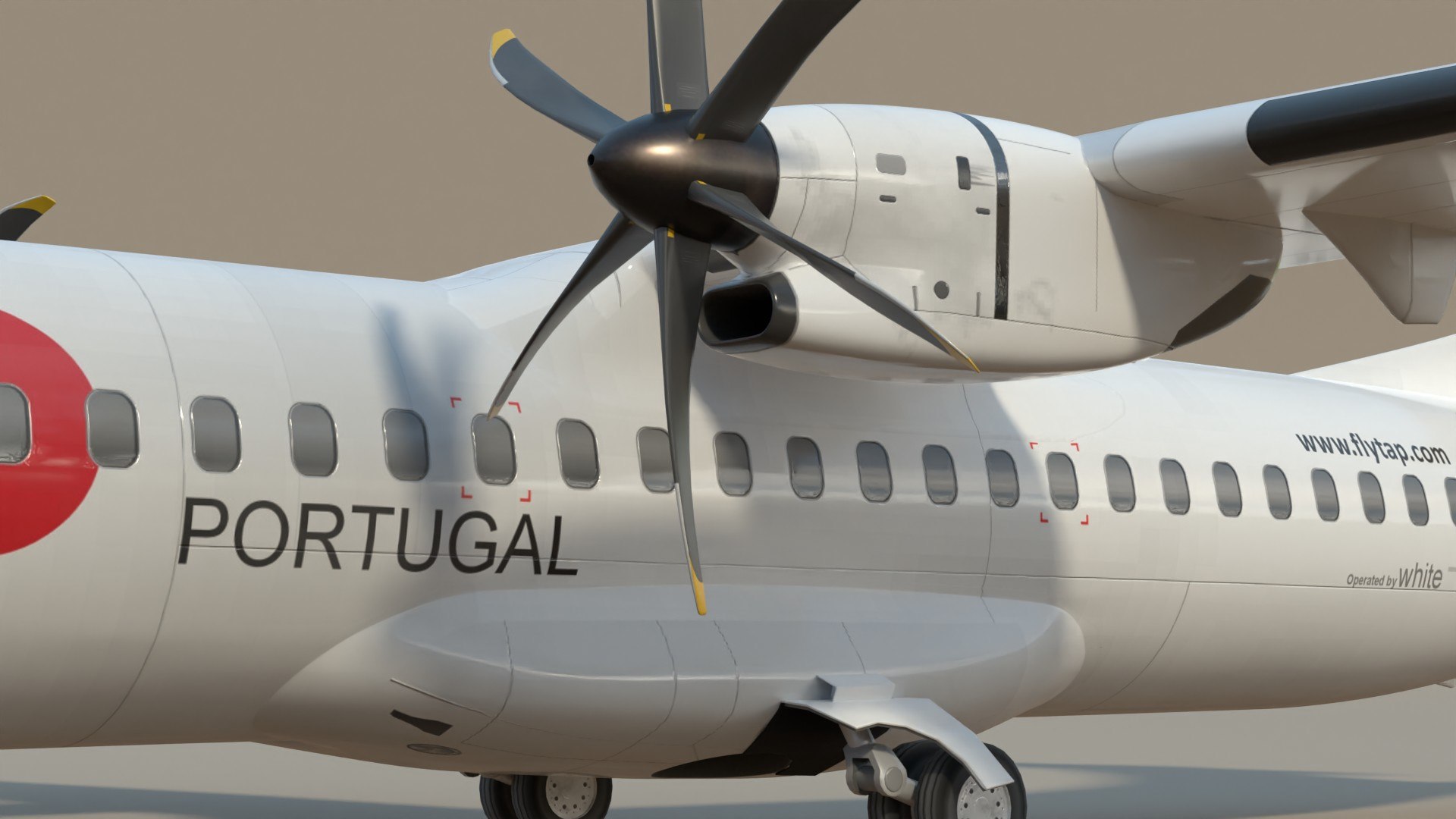 TAP Air Portugal ATR72 SC 3D Model - TurboSquid 2285282