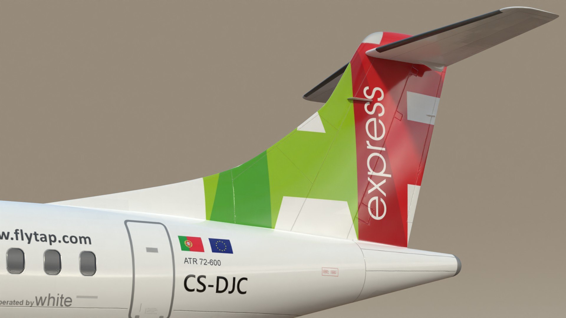 TAP Air Portugal ATR72 SC 3D Model - TurboSquid 2285282