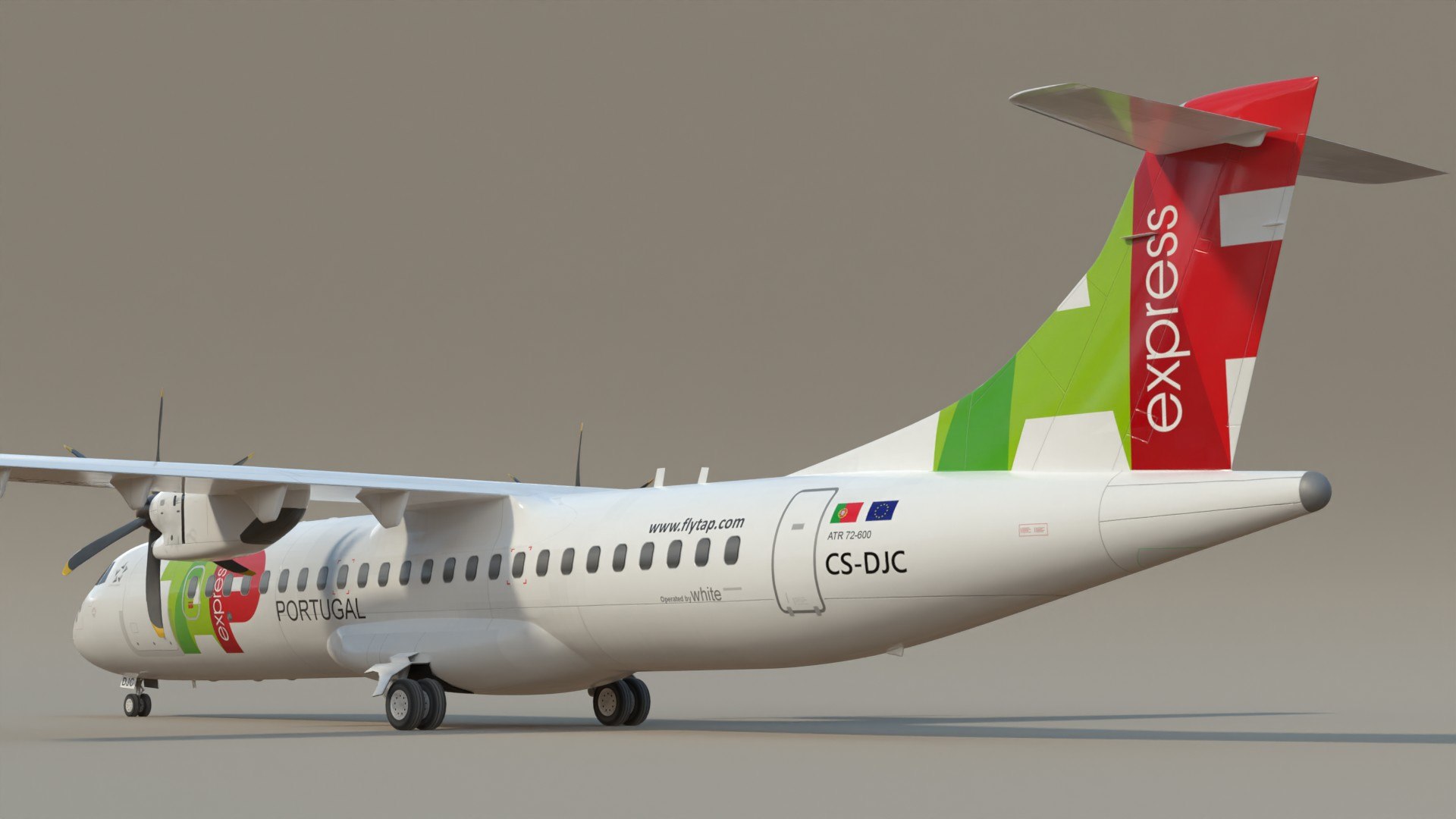 TAP Air Portugal ATR72 SC 3D Model - TurboSquid 2285282