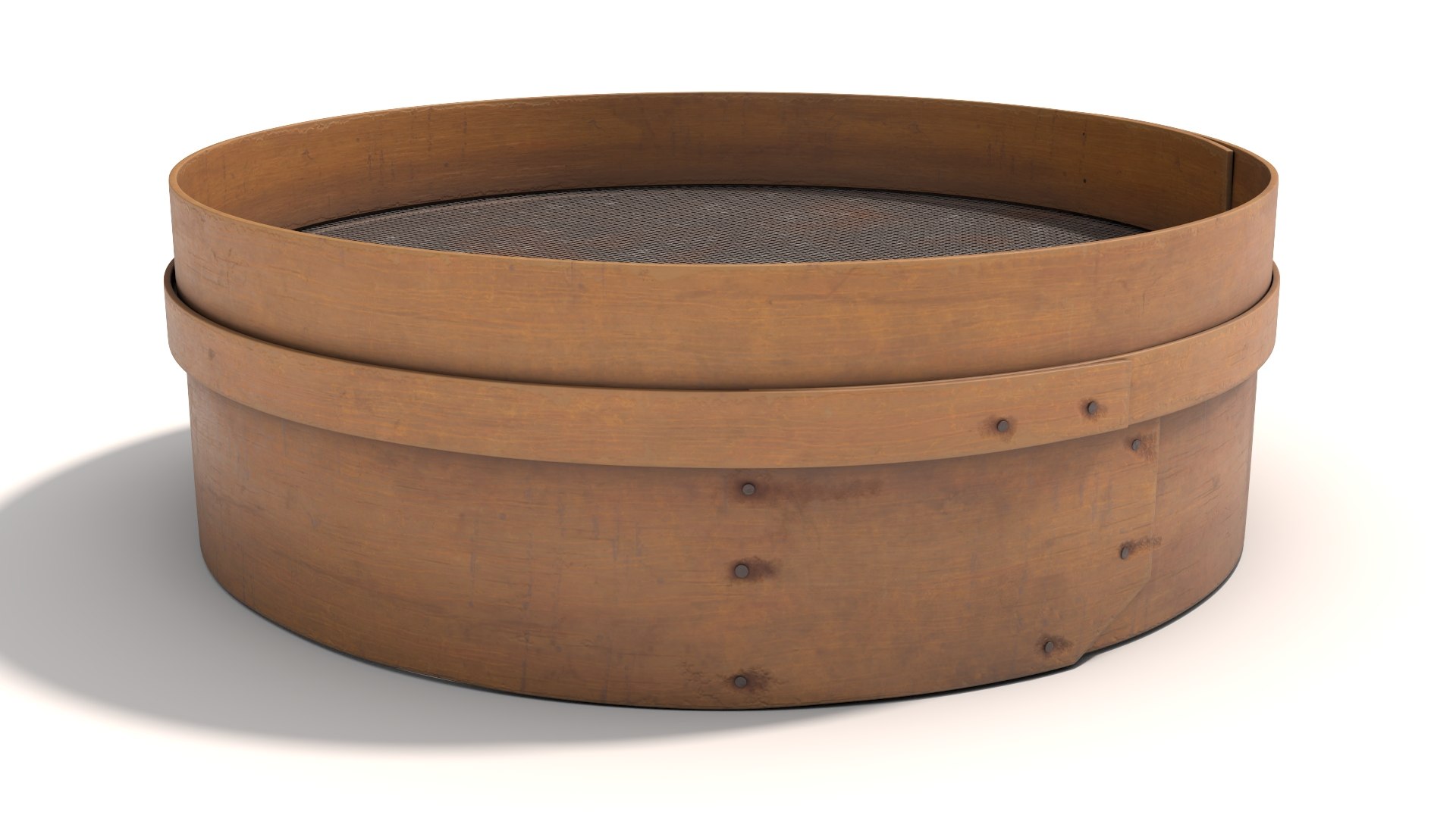 3D Wooden Mesh Sifter Old Model - TurboSquid 2332601