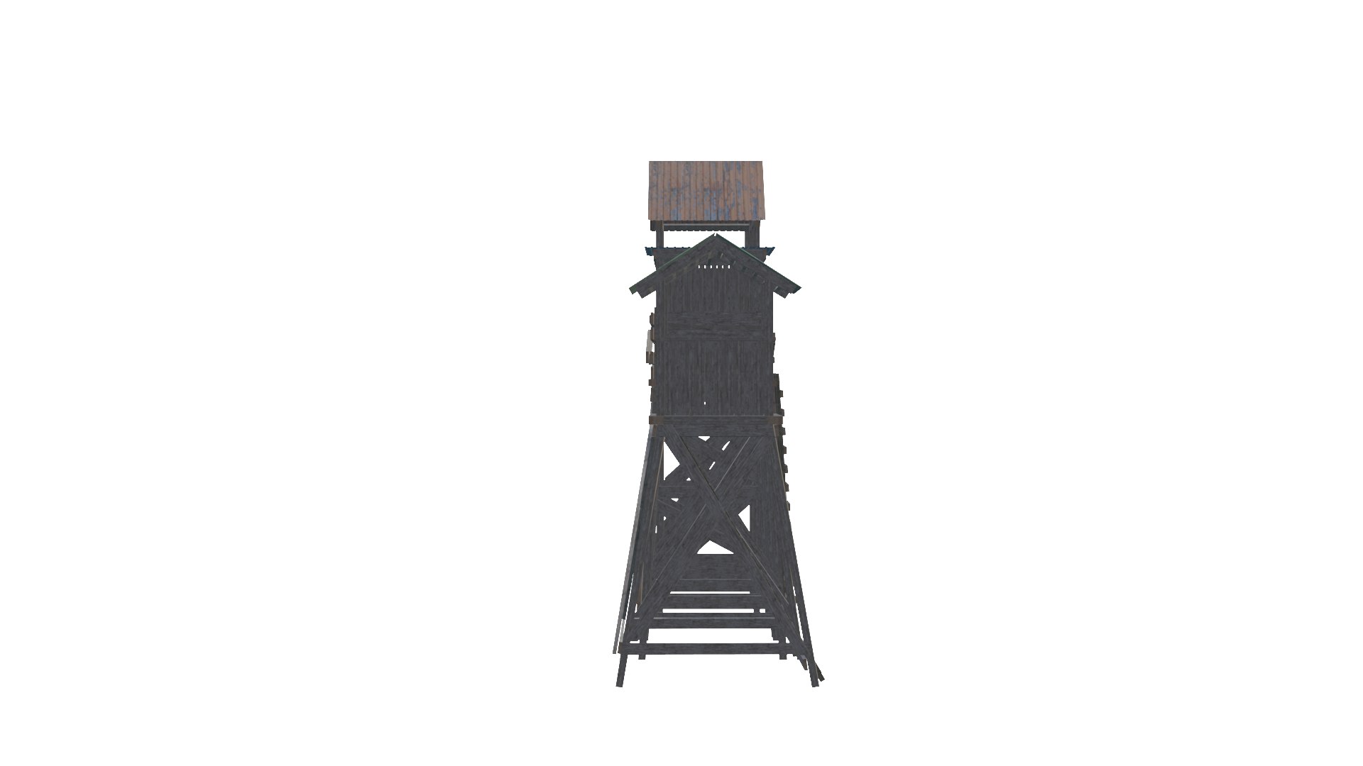 3D Wooden Tower Collection Low Poly 3D Model Model - TurboSquid 2333595