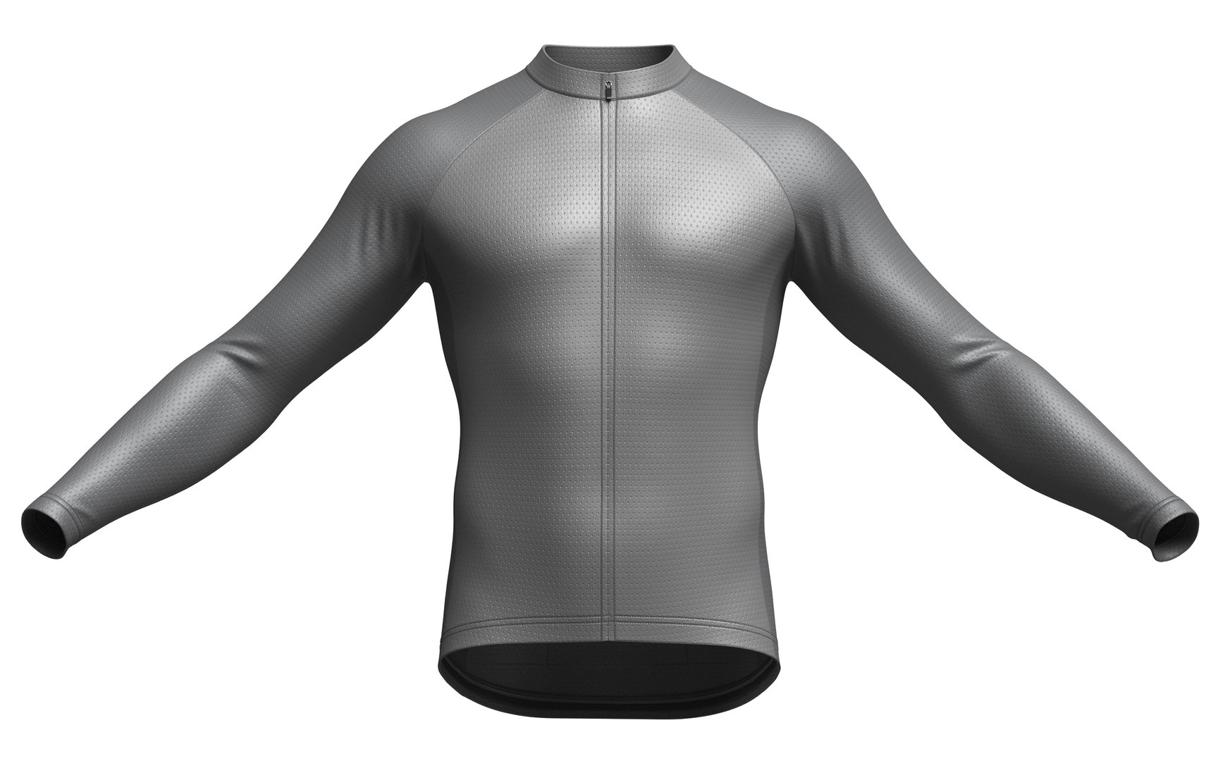 3D Mens Raglan Sleeve Cycling Jersey Model - TurboSquid 2167286