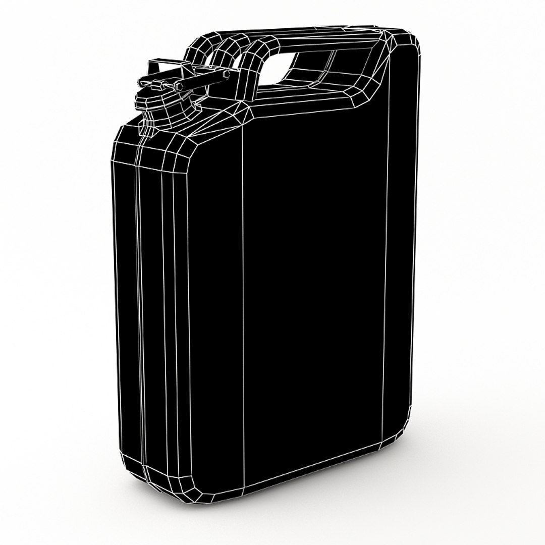 3d Canister Gas Gasoline