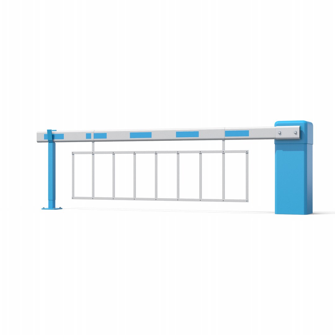 3D Automatic Road Barrier - TurboSquid 1867747