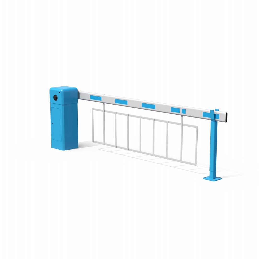 3D Automatic Road Barrier - TurboSquid 1867747
