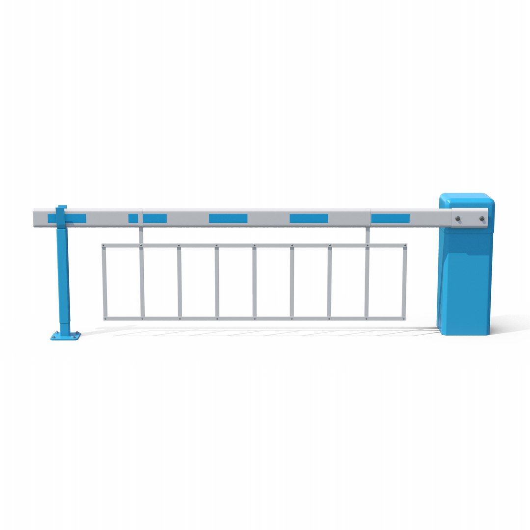 3D Automatic Road Barrier - TurboSquid 1867747