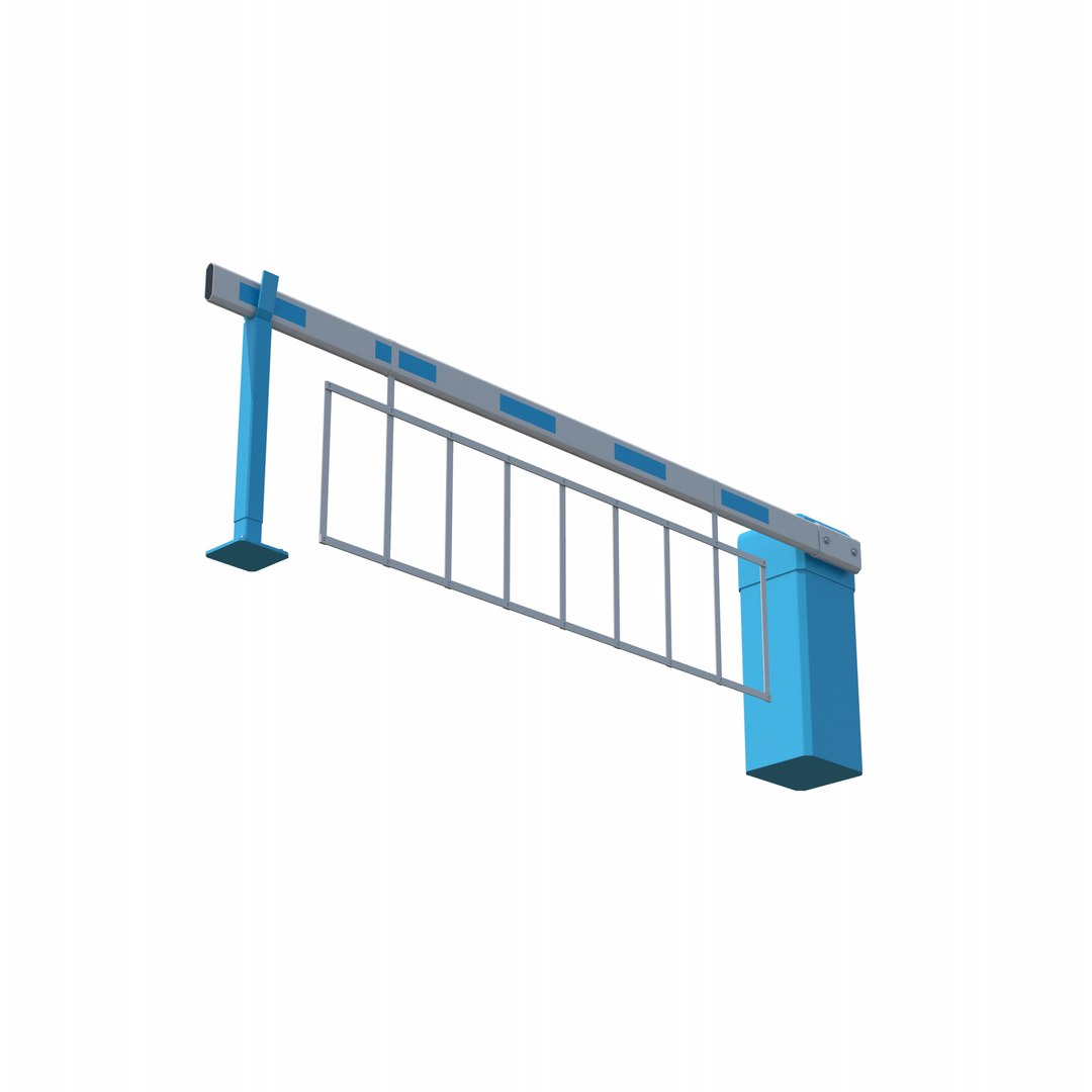 3D Automatic Road Barrier - TurboSquid 1867747
