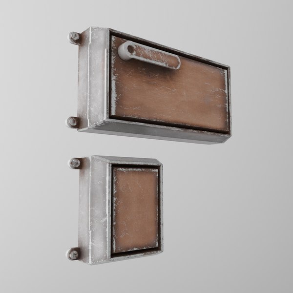 electrical stuff wall 3d model