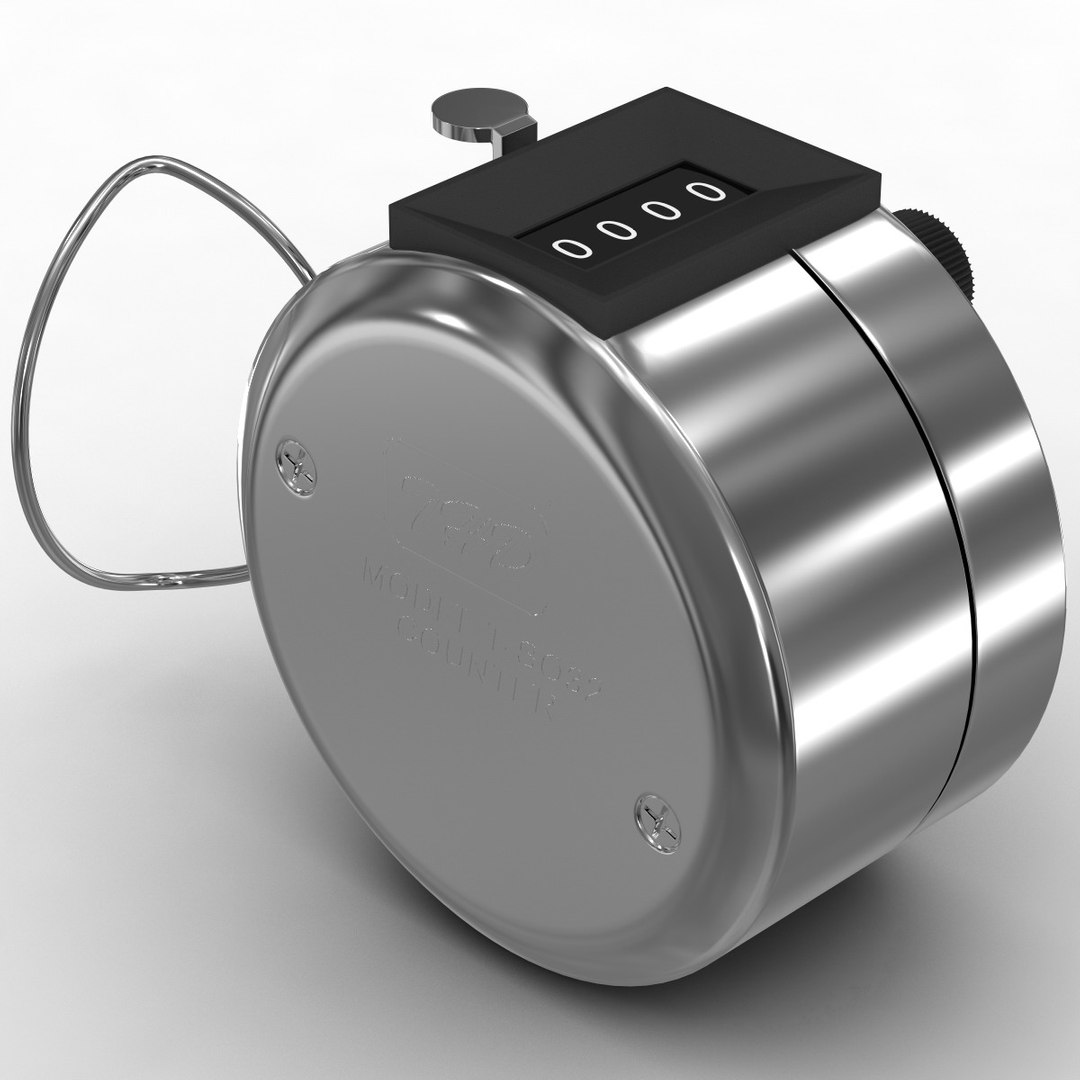 mechanical palm click counter 3ds