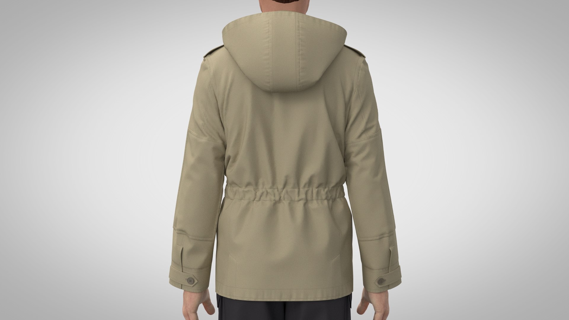 3D Safari Jacket Outfit Model - TurboSquid 2020216