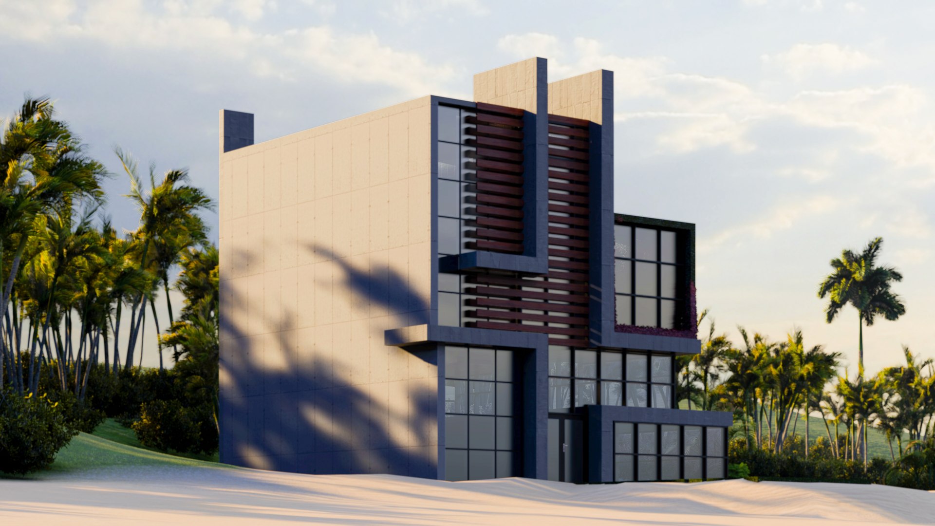 Modern Building 16 model - TurboSquid 1746304