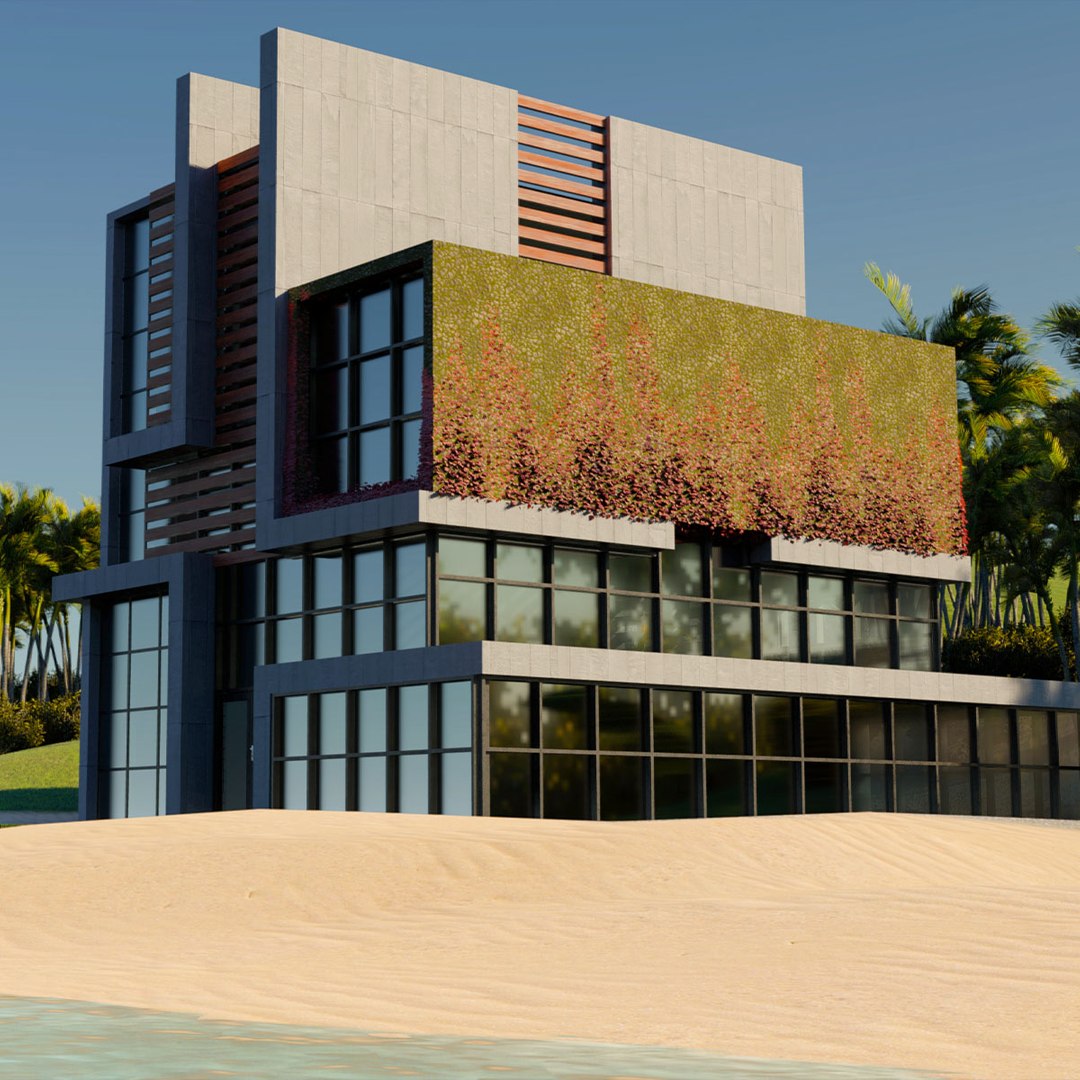 Modern Building 16 model - TurboSquid 1746304