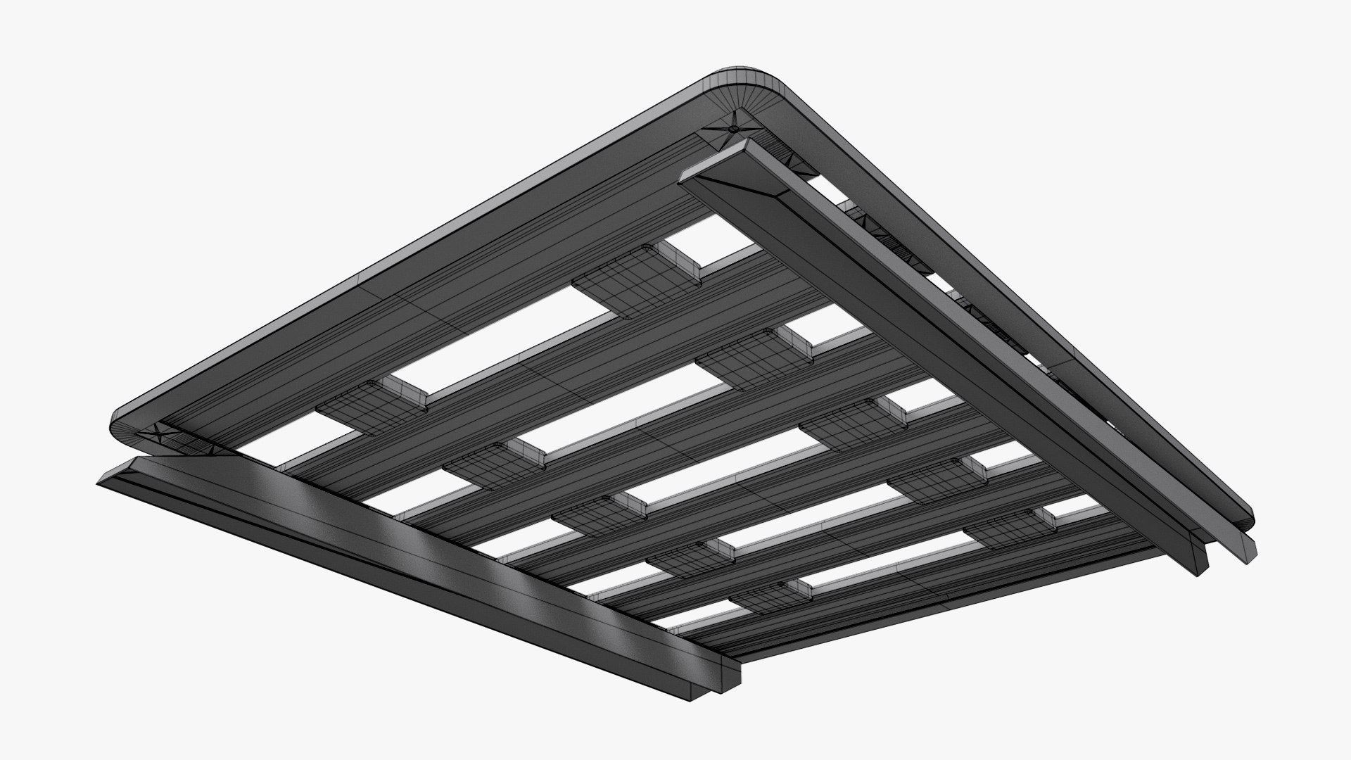 Car Roof Rack 3D Model - TurboSquid 1804837