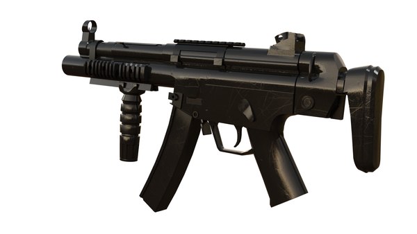 Mp5 Rifle Smg Rifle Assault Rifle Gameready Gun Weapon 3D 모델 ...