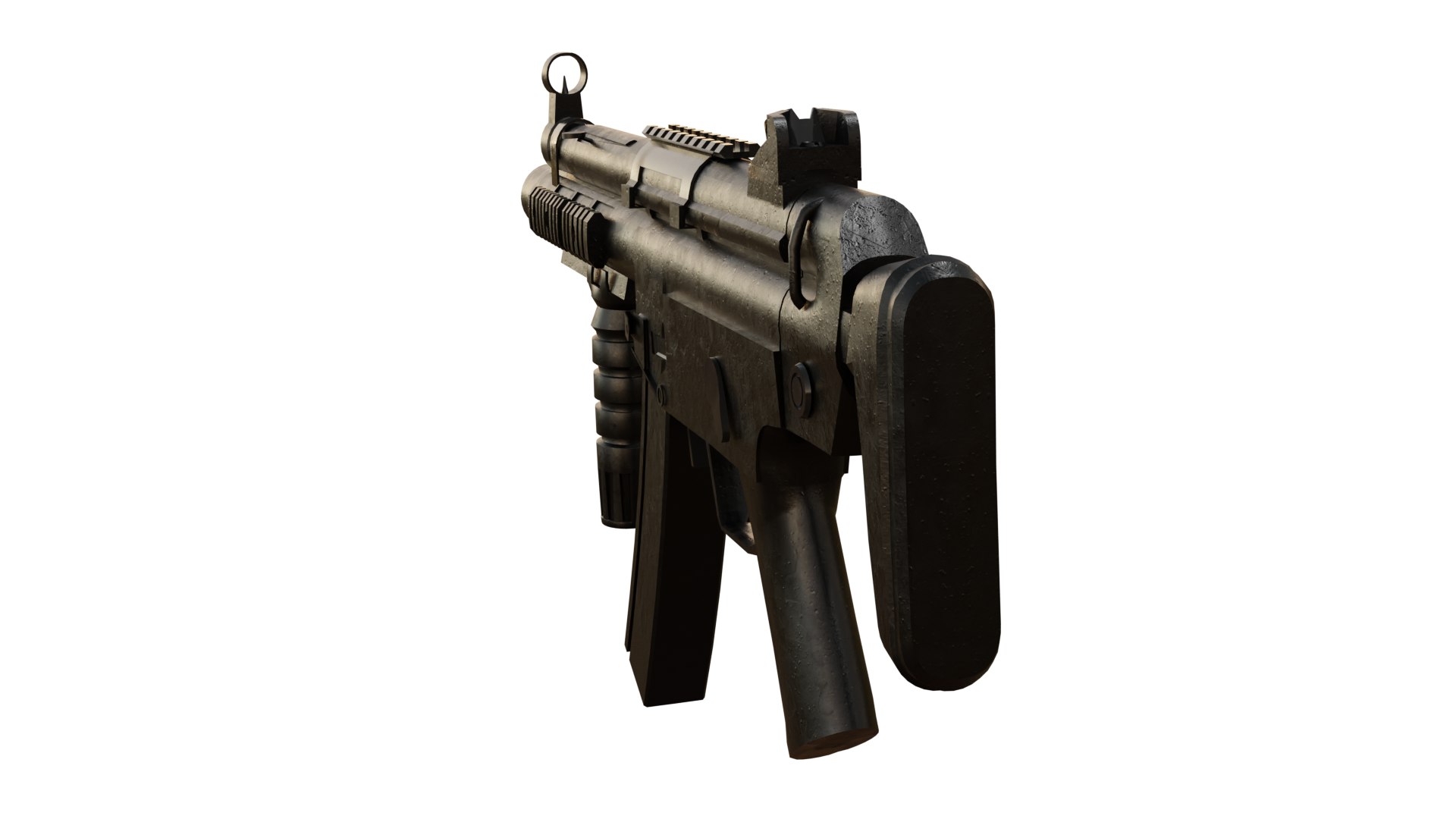 3D Mp5 Rifle Smg Rifle Assault Rifle Gameready Gun Weapon - TurboSquid ...