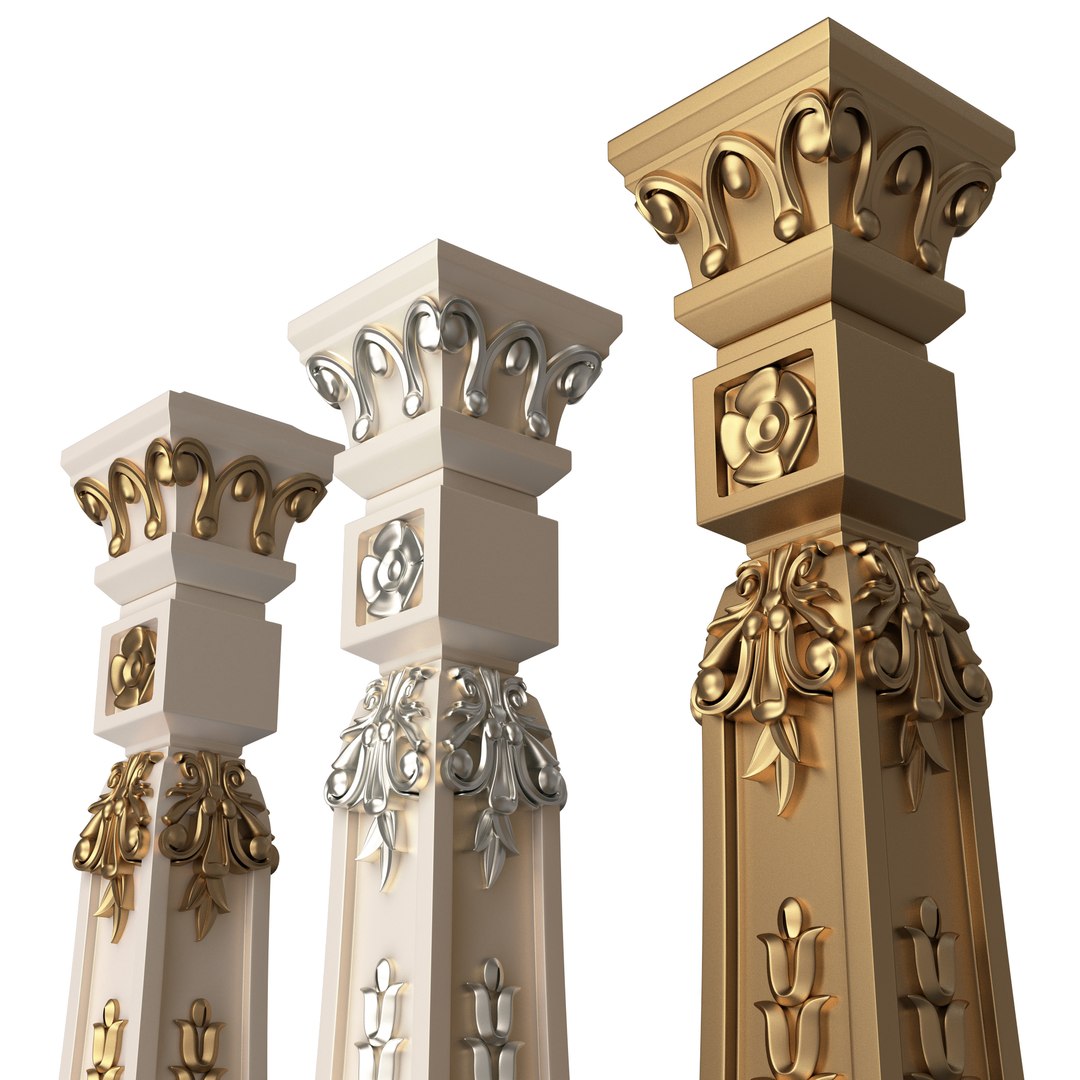3D Classic Baluster 07 - TurboSquid 1861034