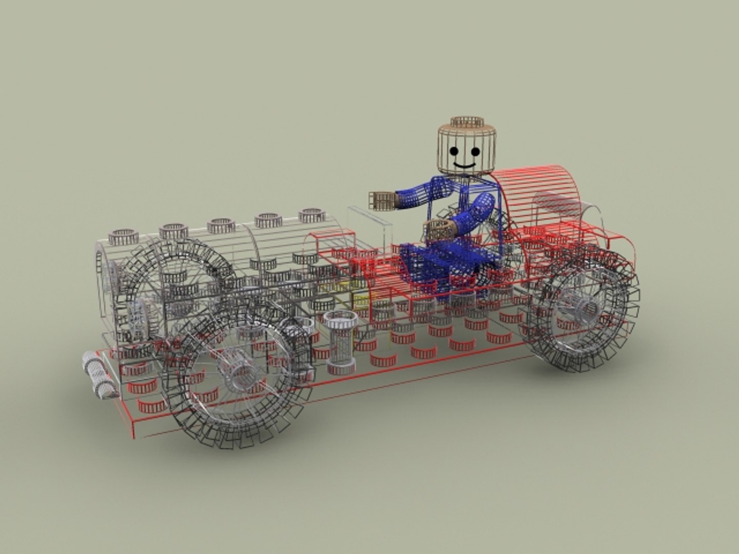 Maya Lego Car