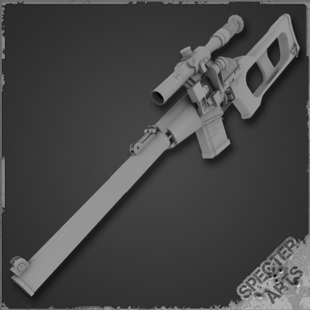 3d Model Vss Vintorez