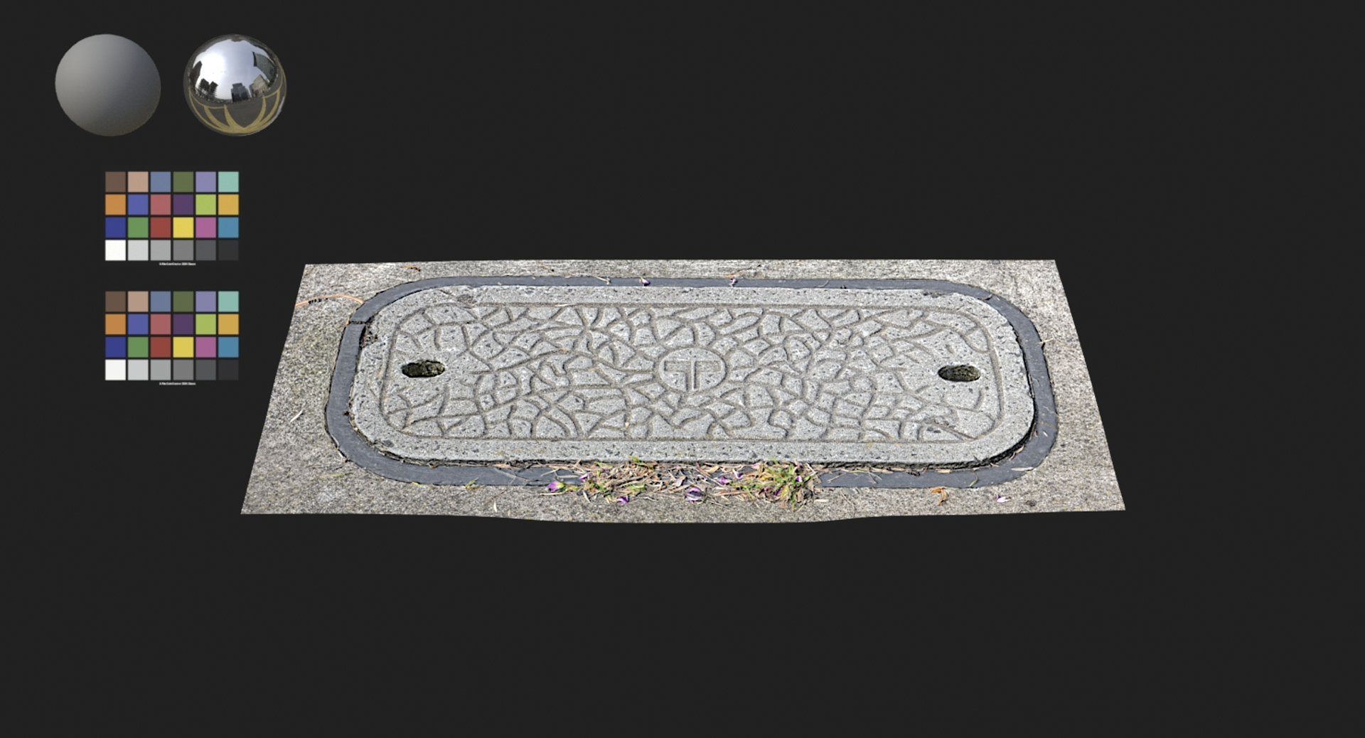 3D Concrete Utility Cover 4k - TurboSquid 1418434