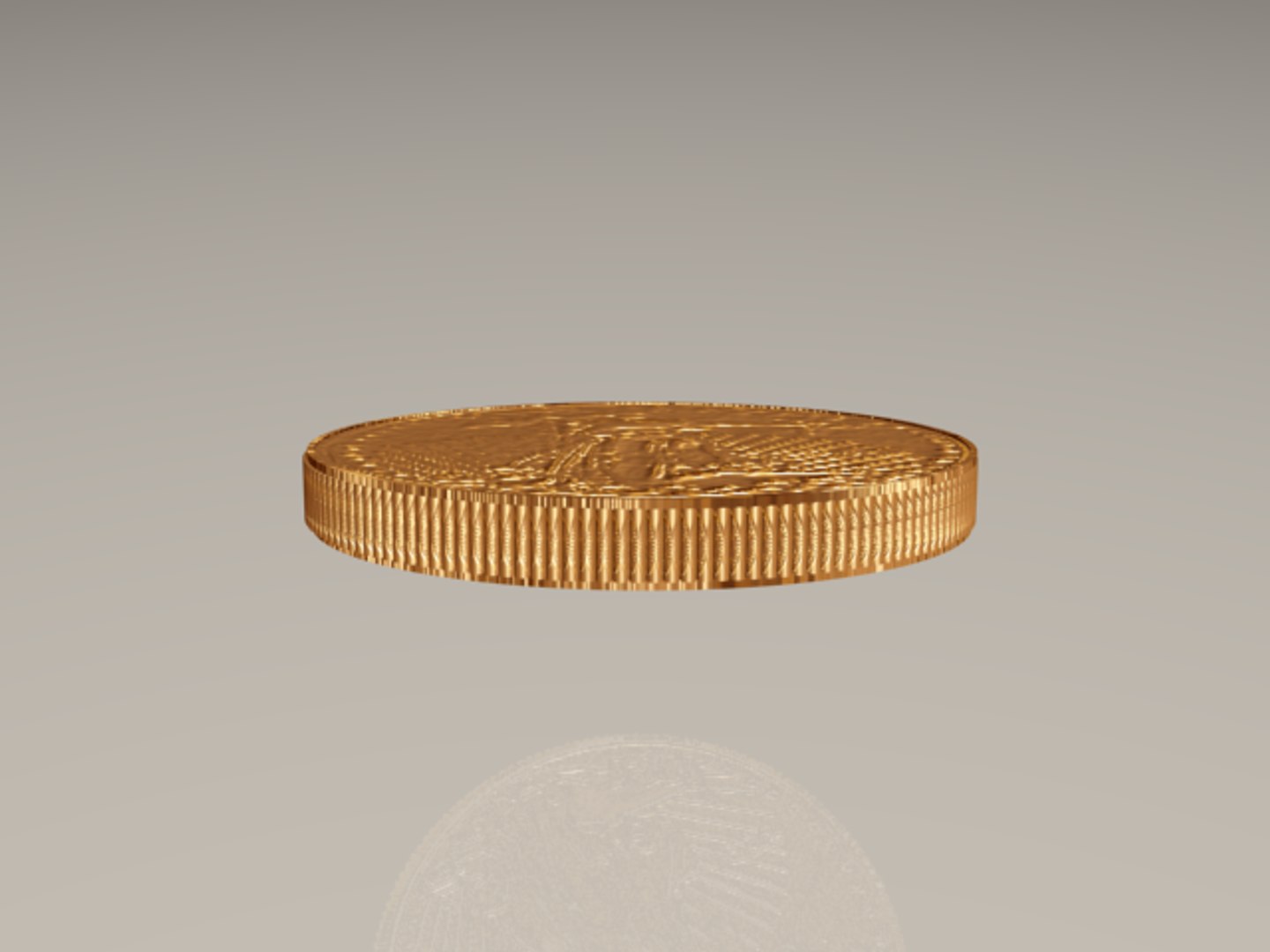 3d model gold coin