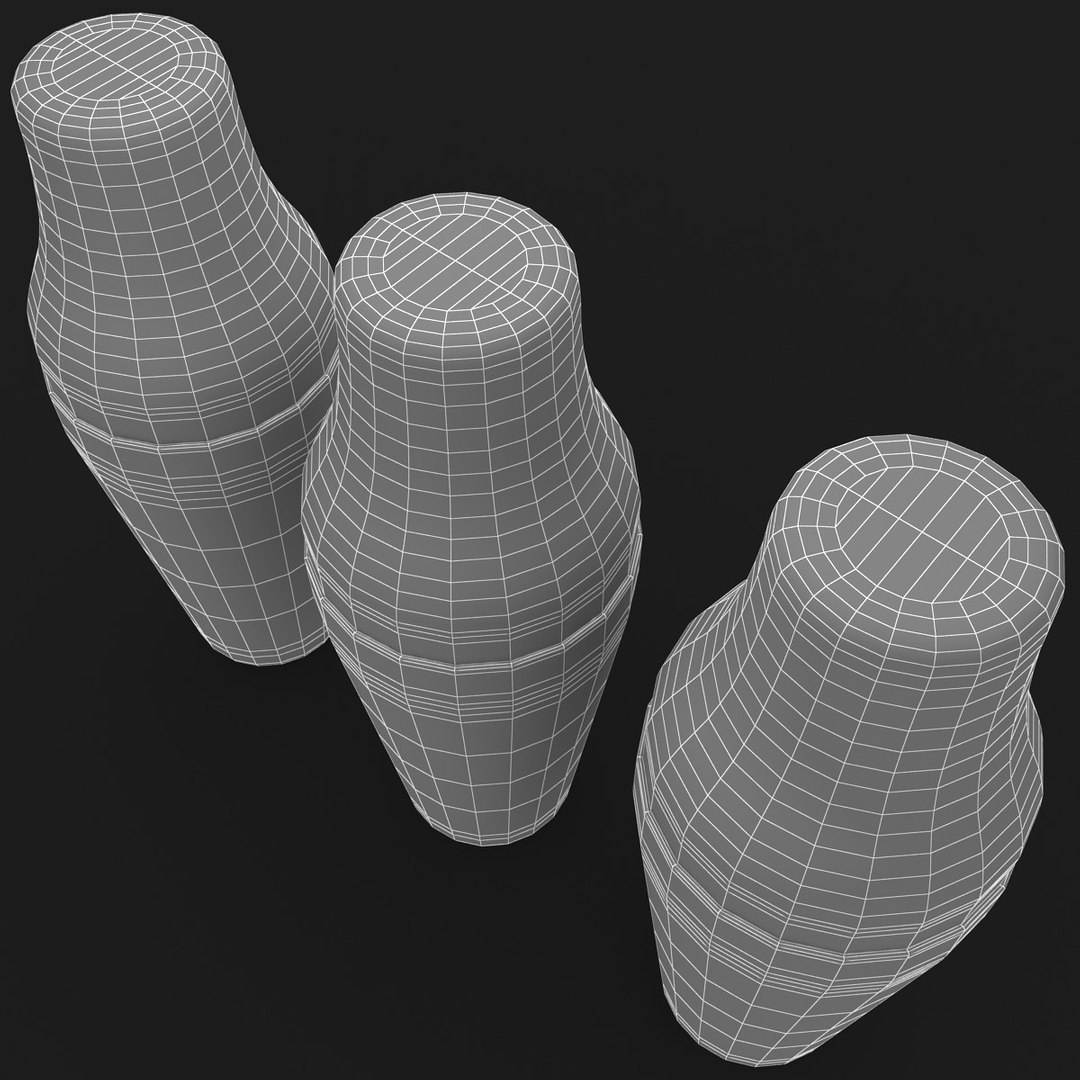 3d realistic cocktail shaker model