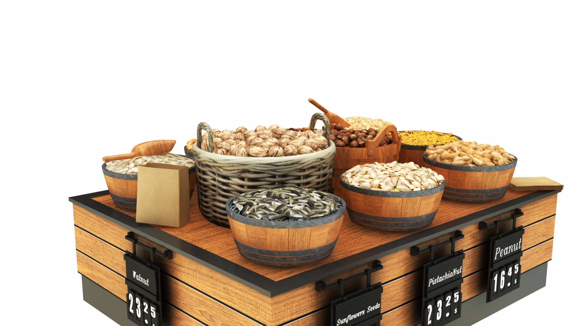 Nut Display Stand 3D Model - TurboSquid 1610608