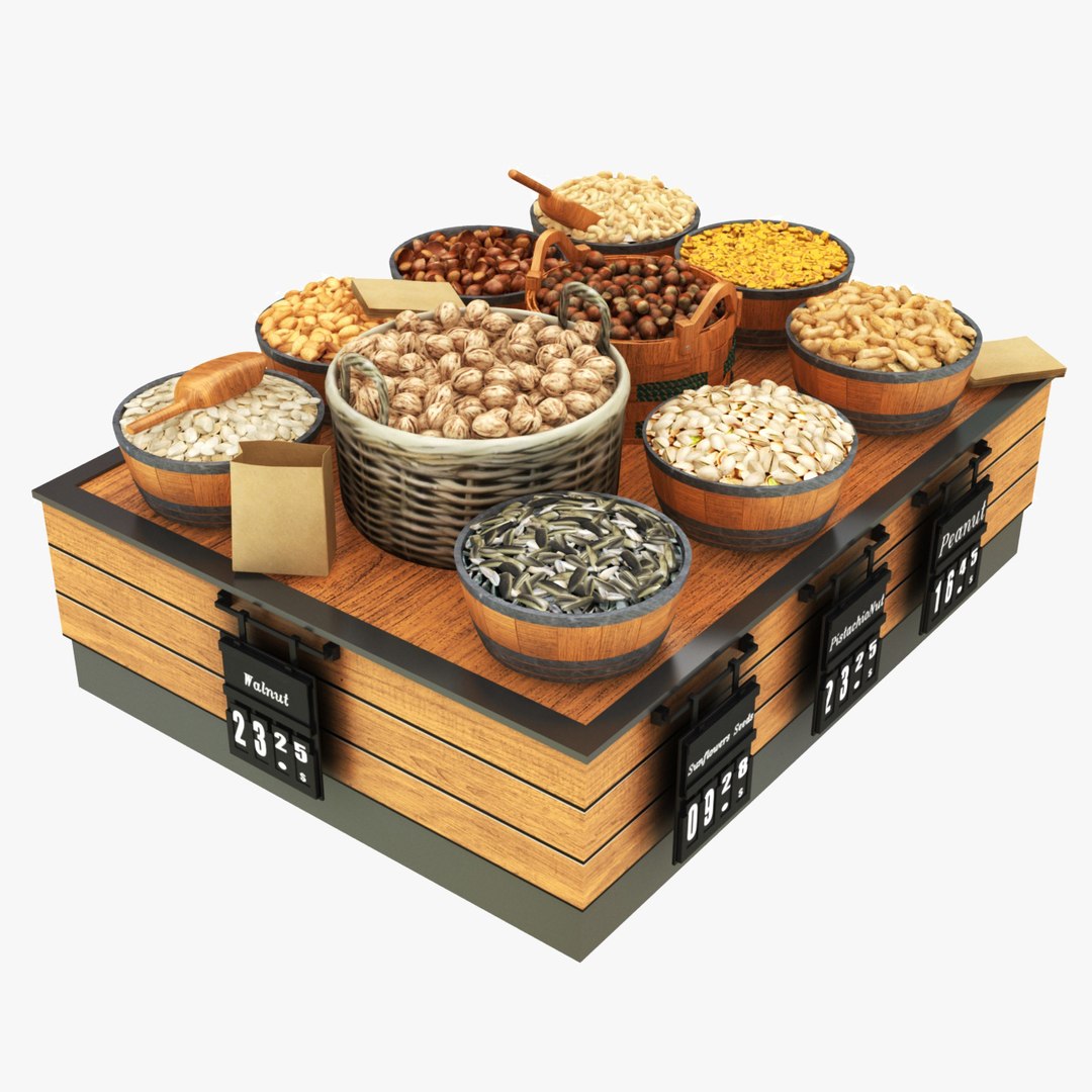 Nut Display Stand 3D Model - TurboSquid 1610608