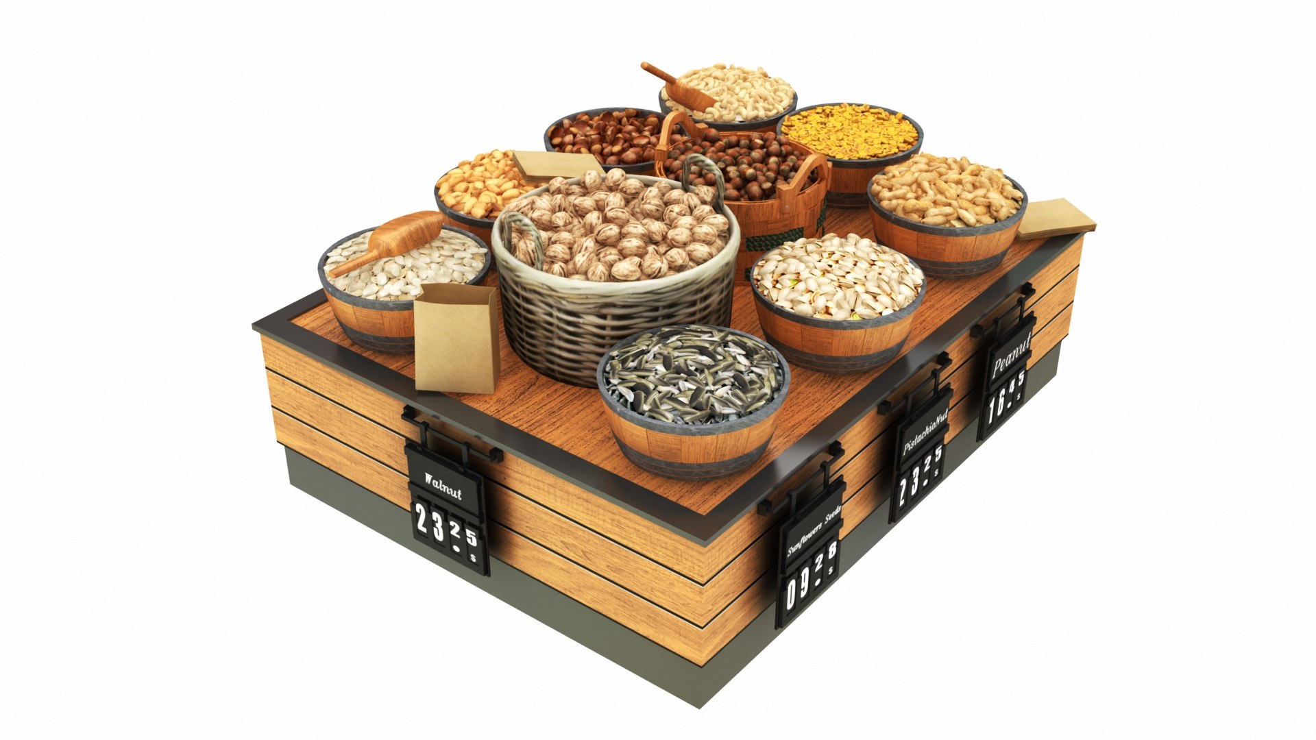 Nut Display Stand 3D Model - TurboSquid 1610608