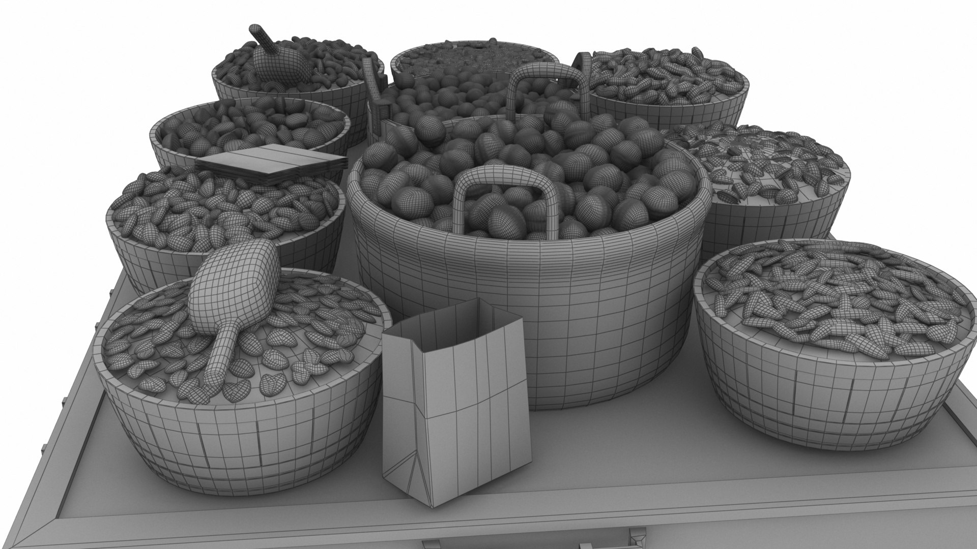 Nut Display Stand 3D Model - TurboSquid 1610608