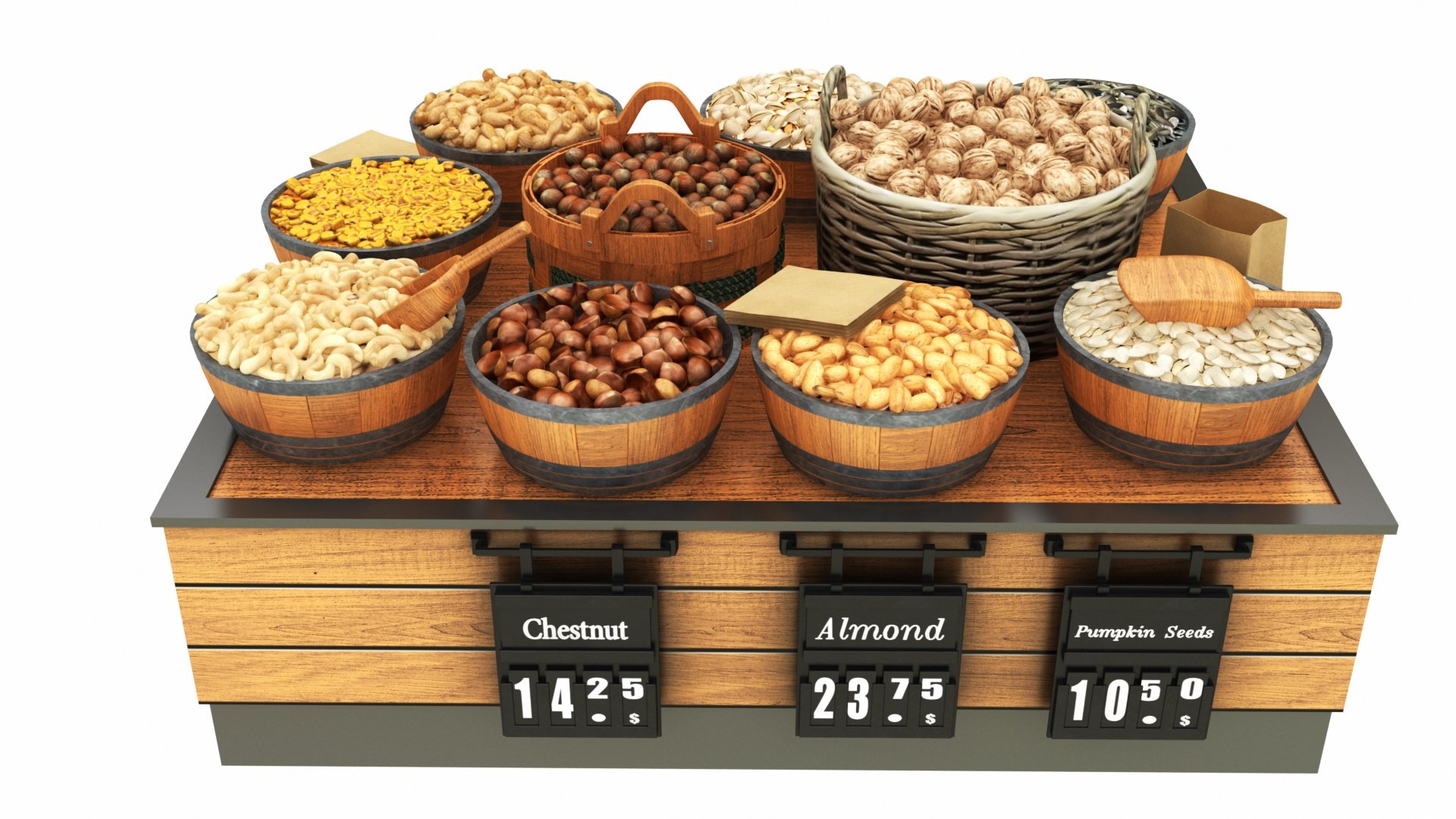 Nut Display Stand 3D Model - TurboSquid 1610608