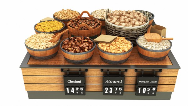 Nut display stand 3D model - TurboSquid 1610608