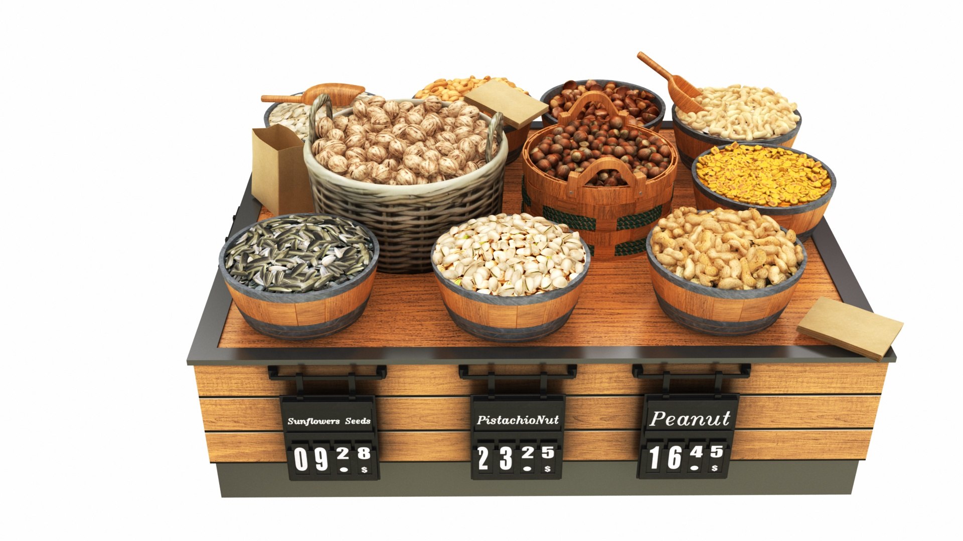 Nut Display Stand 3D Model - TurboSquid 1610608