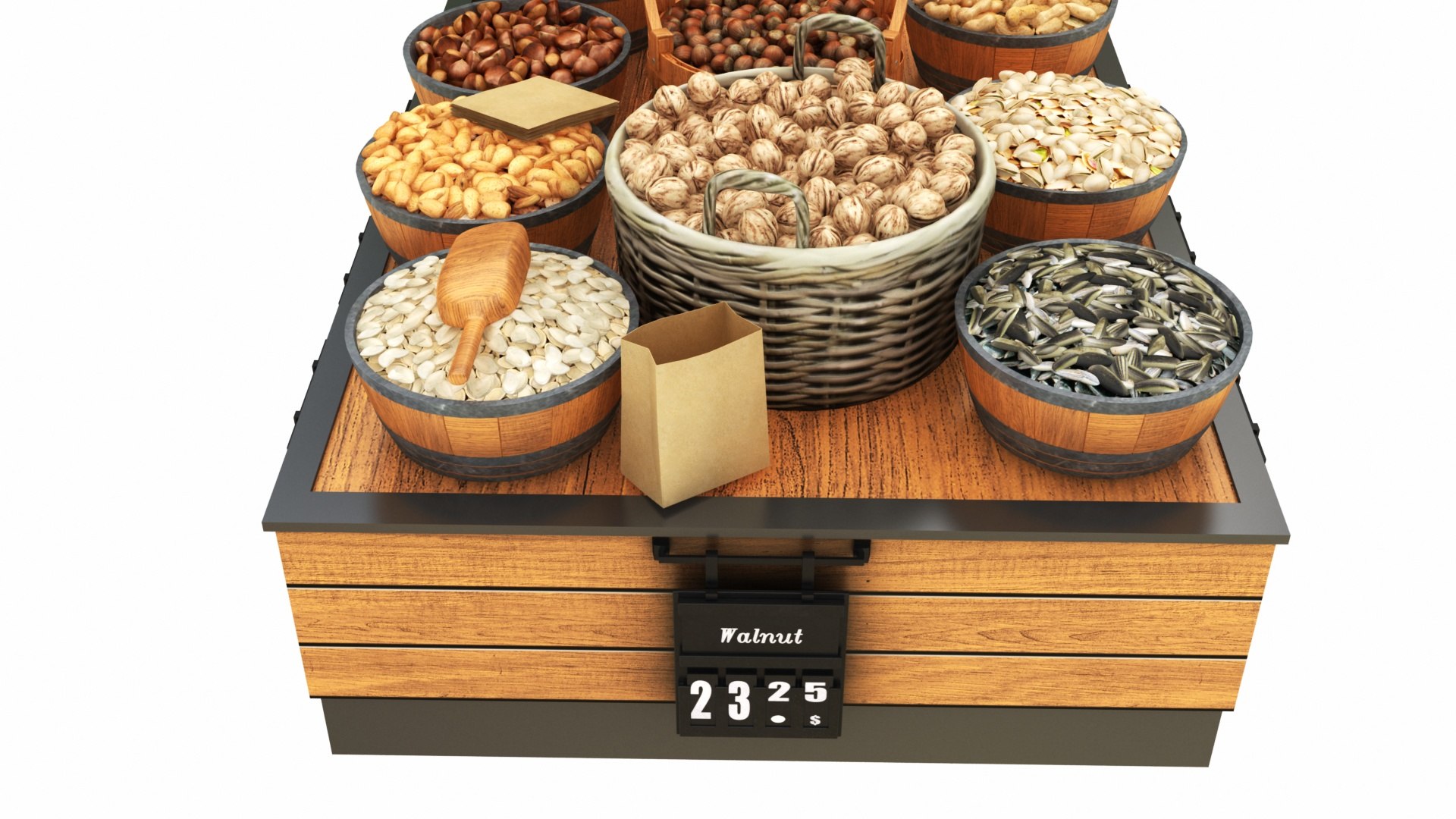 Nut Display Stand 3D Model - TurboSquid 1610608