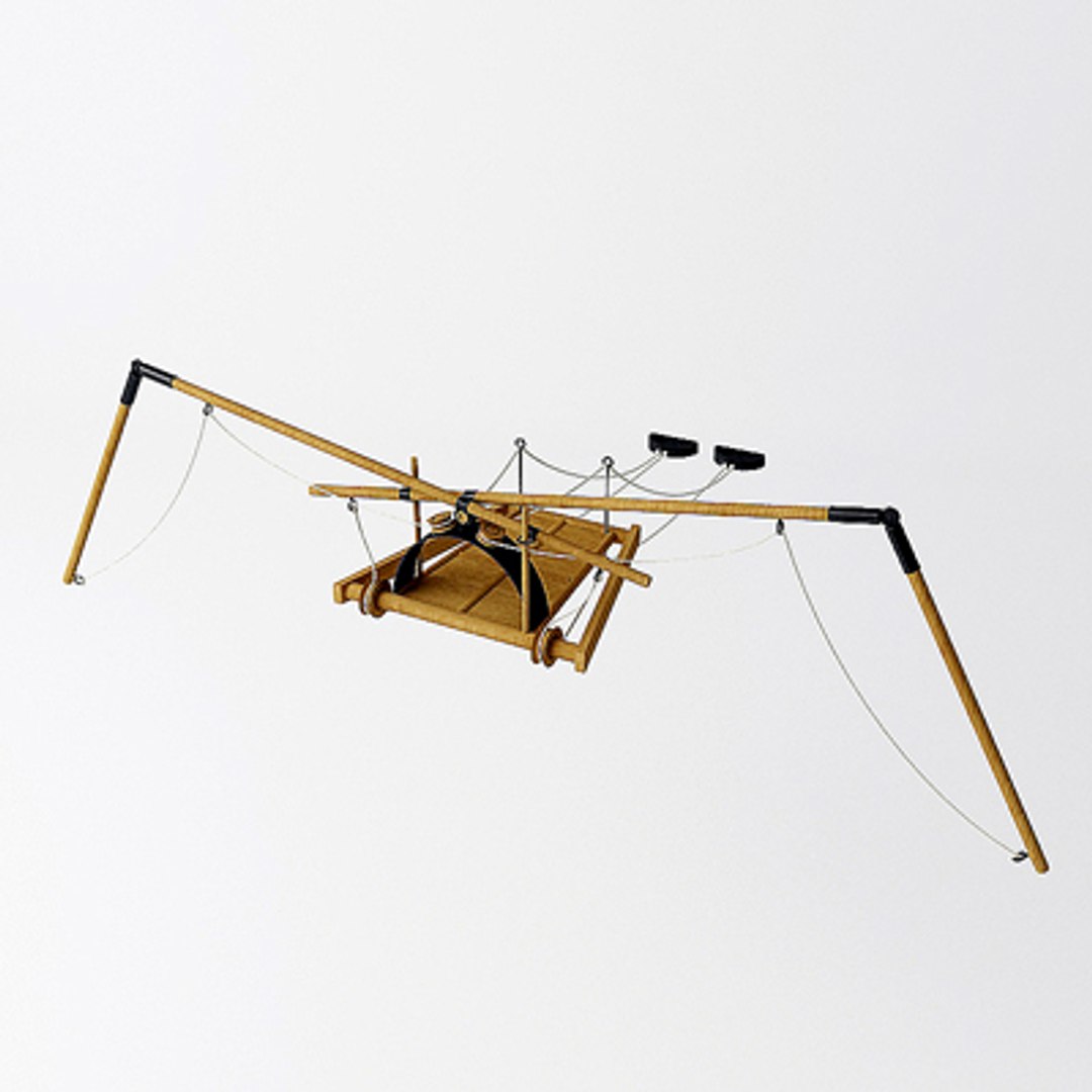 3d Flying Machine Da Vinci
