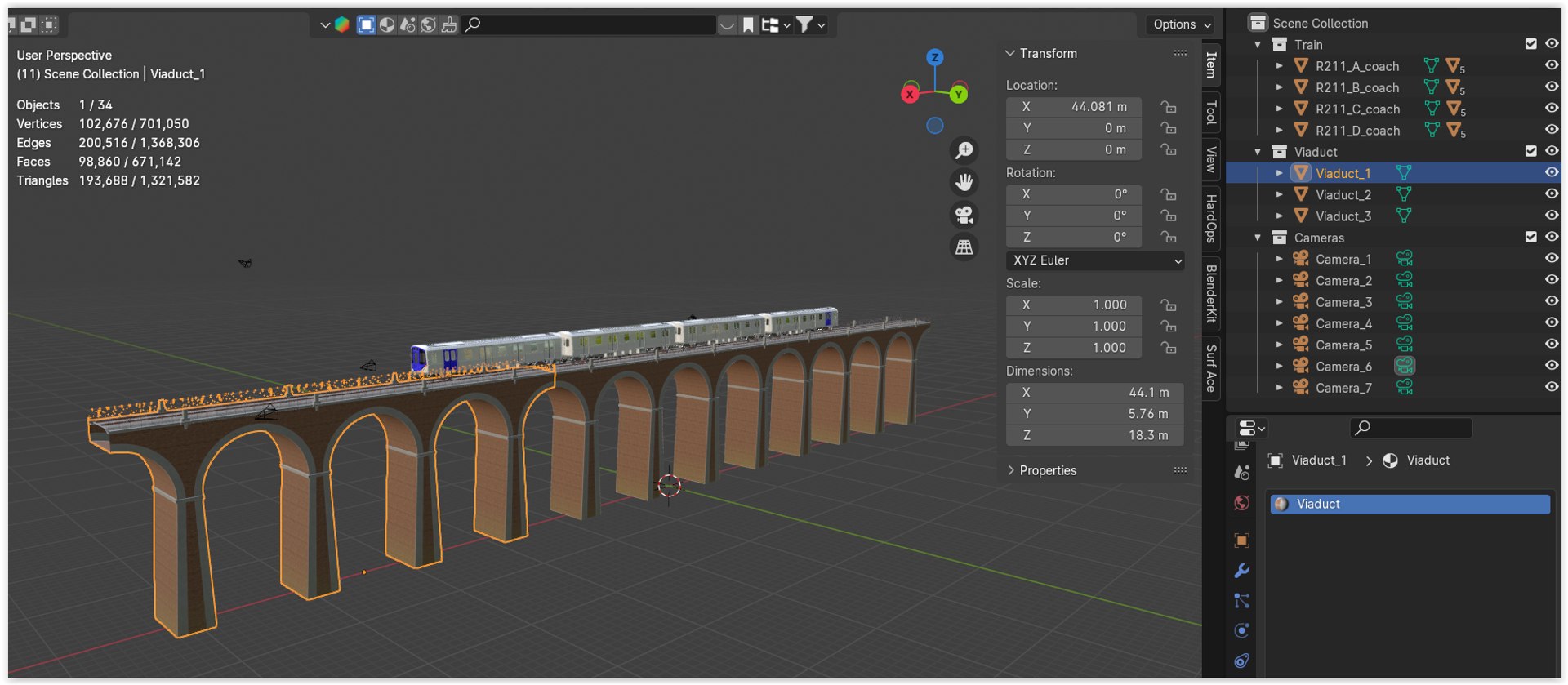 NYC Metro Viaduct 3D Model - TurboSquid 2303015