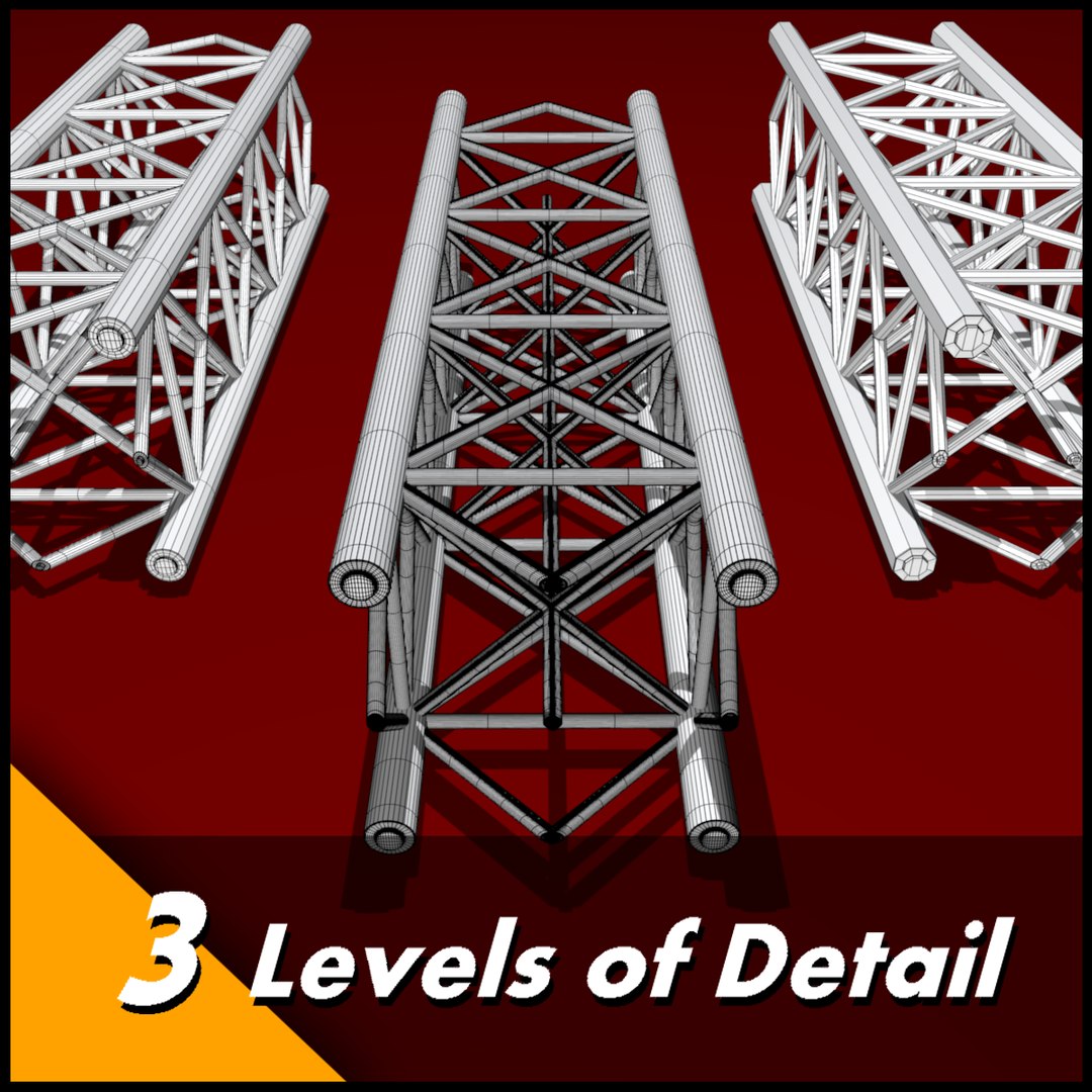 3d Truss Construction Kit Model