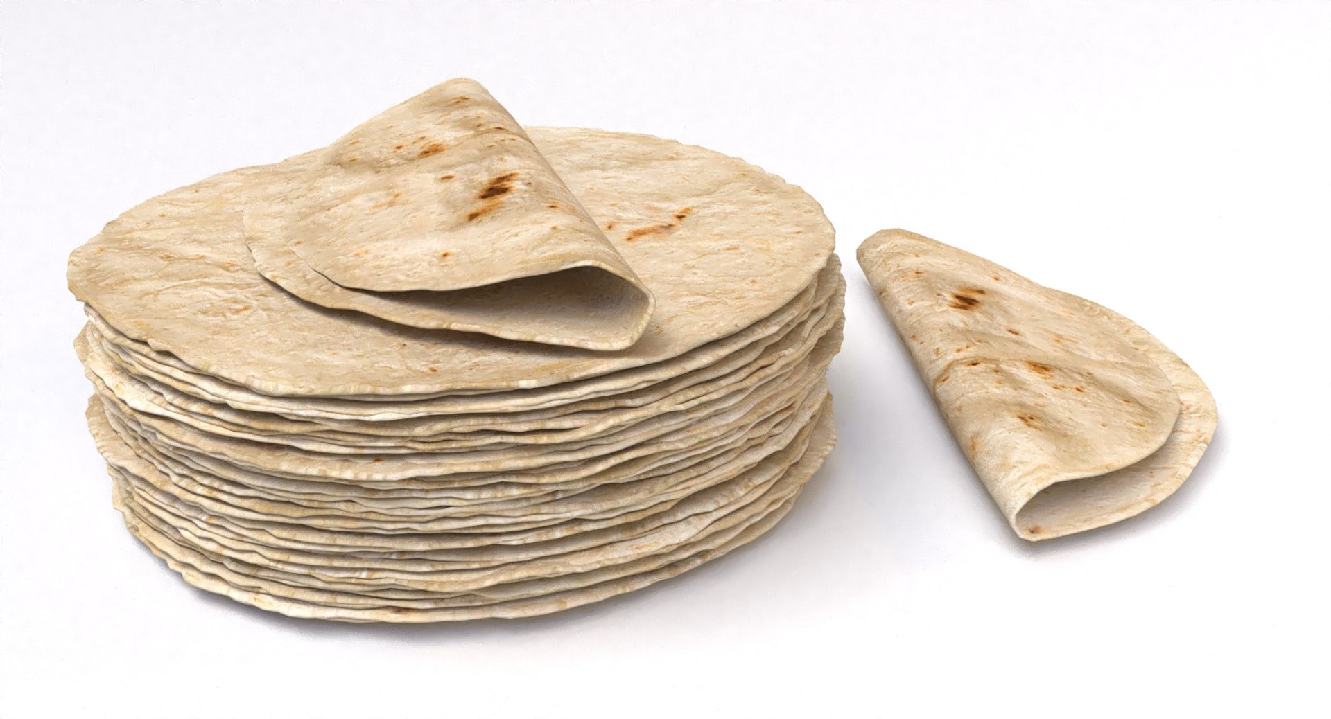 3D Model Tortilla Mexican - TurboSquid 1405220